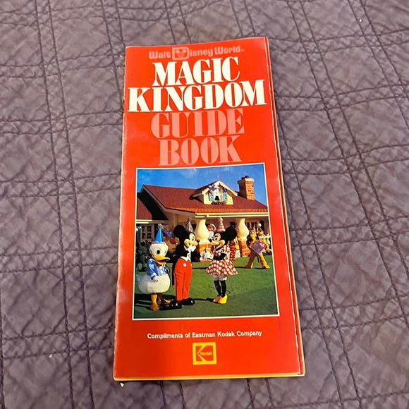 Disney | Other | Vintage Disney World Magic Kingdom Guide Book | Poshmark